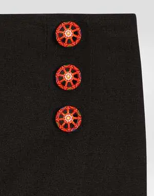 Dolce & Gabbana Miniskirt In Fabric