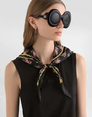 Dolce & Gabbana Jersey T-shirt With Scarf