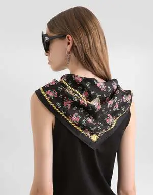 Dolce & Gabbana Jersey T-shirt With Scarf