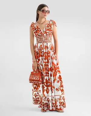 Dolce & Gabbana Majolica-print Maxi Dress