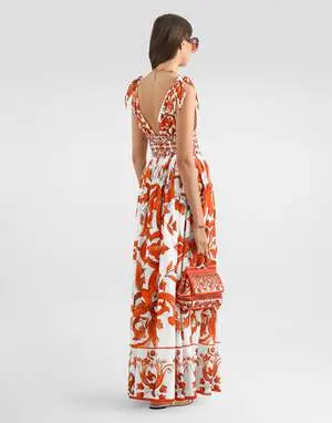 Dolce & Gabbana Majolica-print Maxi Dress