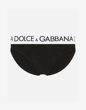 Dolce & Gabbana Mid-rise Briefs In Two-way Stretch Cotton