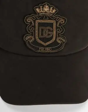 Dolce & Gabbana Cotton Gabardine Baseball Cap
