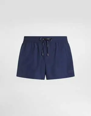 Dolce & Gabbana Canvas Swim Boxer Shorts - Blue