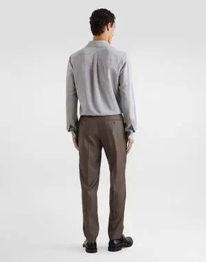 Dolce & Gabbana Gold Shirt In Silk Jacquard
