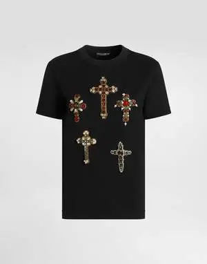 Dolce & Gabbana Embroidered Cotton T-shirt