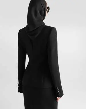 Dolce & Gabbana Double-breasted Jacket In Double Wool Crêpe