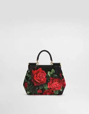 Dolce & Gabbana Small Sicily Handbag With Embroidered Bezels