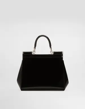 Dolce & Gabbana Kim Medium Sicily Handbag - Black