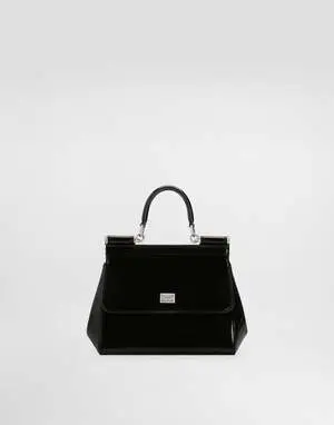 Dolce & Gabbana Medium Sicily Handbag - Black