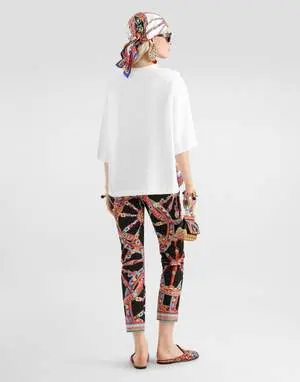 Dolce & Gabbana Carretto-print Jersey T-shirt