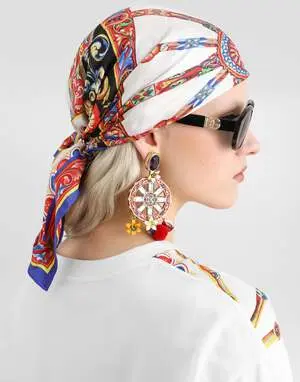 Dolce & Gabbana Carretto-print Jersey T-shirt