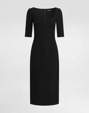 Dolce & Gabbana Double Wool Crêpe Dress