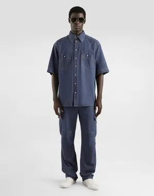 Dolce & Gabbana Cargo Denim Trousers