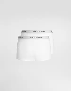 Dolce & Gabbana Cotton Jersey Regular-fit Boxers In A Pack Of Two