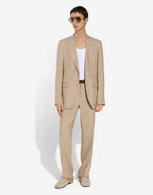 Dolce & Gabbana Single-breasted Linen Taormina Jacket