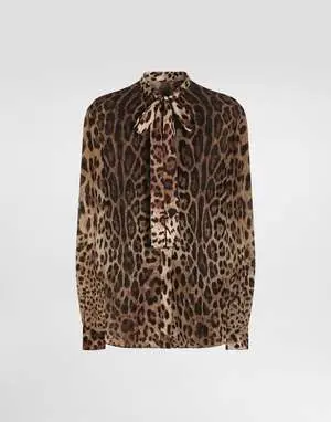 Dolce & Gabbana Leo- Georgette Shirt - Print