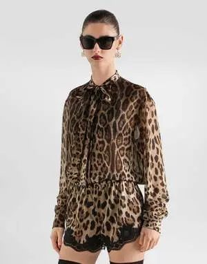 Dolce & Gabbana Leo- Georgette Shirt