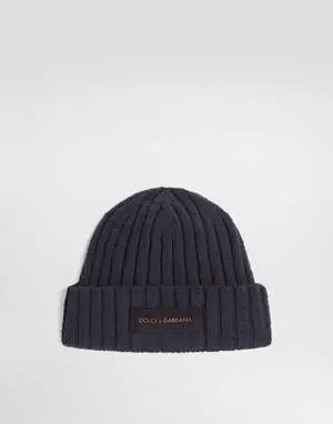 Dolce & Gabbana Rib-knit Hat - Blue