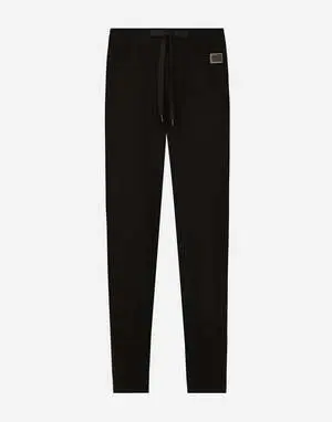 Dolce & Gabbana Jersey Jogging Pants - Black