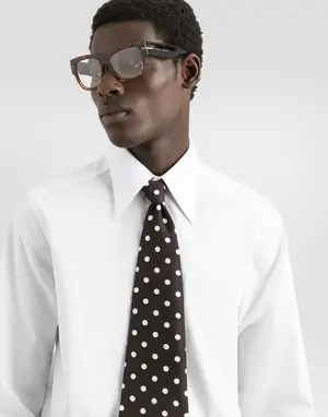 Dolce & Gabbana Gold Poplin Shirt