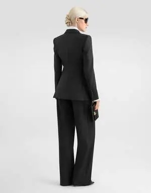 Dolce & Gabbana Turlington Double-breasted Jacket In Bi-stretch Twill