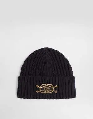Dolce & Gabbana Rib-knit Hat - Blue