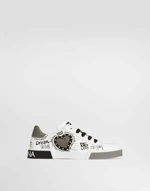 Dolce & Gabbana Portofino Light Sneakers In Nappa Calfskin