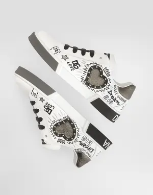 Dolce & Gabbana Portofino Light Sneakers In Nappa Calfskin