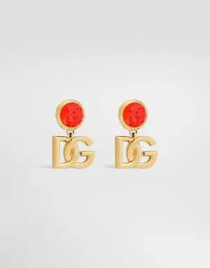 Dolce & Gabbana Logo Clip On Earrings