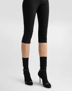 Dolce & Gabbana Milano Stitch Jersey Leggings