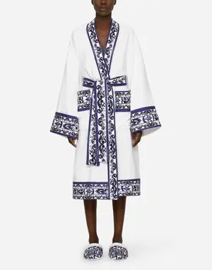 Dolce & Gabbana Cotton Terry Bathrobe