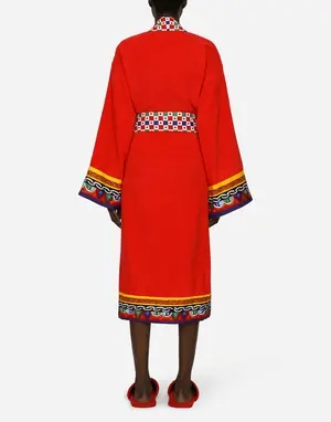 Dolce & Gabbana Cotton Terry Bathrobe