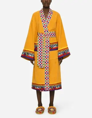 Dolce & Gabbana Cotton Terry Bathrobe