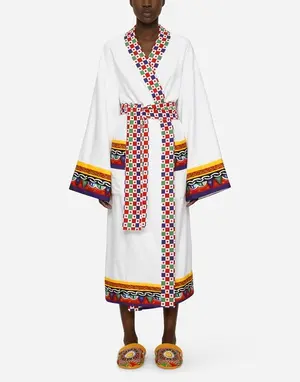 Dolce & Gabbana Cotton Terry Bathrobe