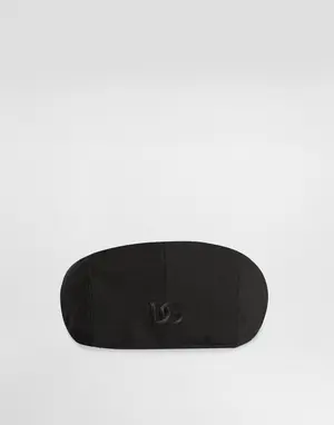 Dolce & Gabbana Wool Poplin Flat Cap