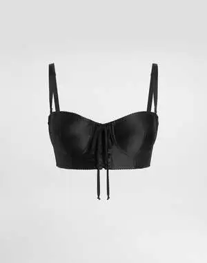 Dolce & Gabbana Bustier Top - Black