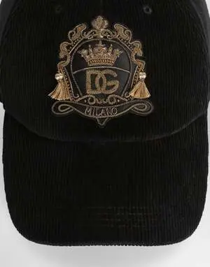 Dolce & Gabbana Corduroy Baseball Hat