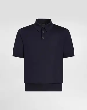 Dolce & Gabbana Silk Polo Shirt
