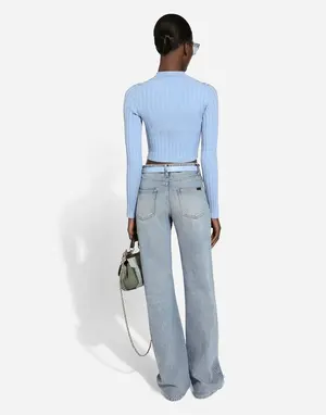 Dolce & Gabbana Cotton Denim Work Jeans