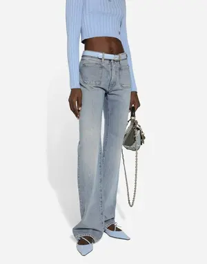 Dolce & Gabbana Cotton Denim Work Jeans