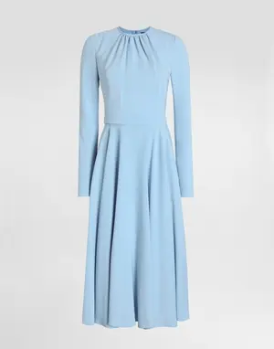 Dolce & Gabbana Structured Cady Midi Dress