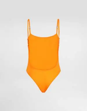 Dolce & Gabbana One-piece Olympic Swimsuit - Orange