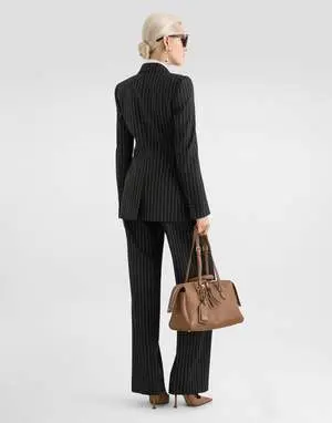 Dolce & Gabbana Pinstripe Wool Trousers
