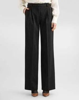 Dolce & Gabbana Pinstripe Wool Trousers
