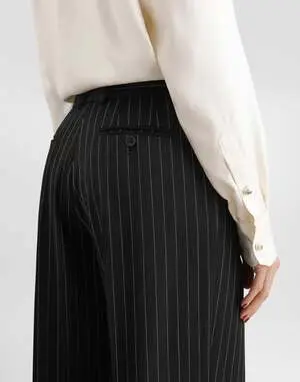 Dolce & Gabbana Pinstriped Wool Trousers