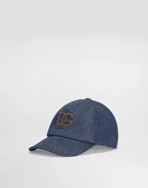Dolce & Gabbana Denim Baseball Hat With Logo - Multicolor