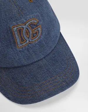 Dolce & Gabbana Denim Baseball Hat With Logo