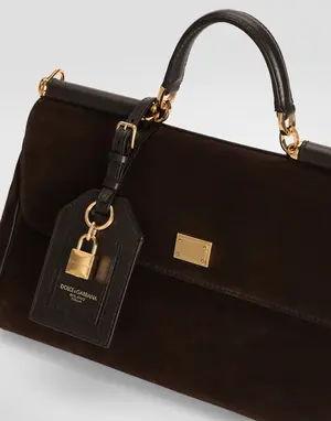 Dolce & Gabbana Medium My Sicily Handbag In Split And Smooth Calfskin