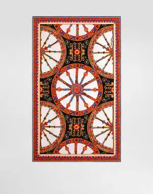 Dolce & Gabbana Carretto-print Terry Beach Towel - Multicolor